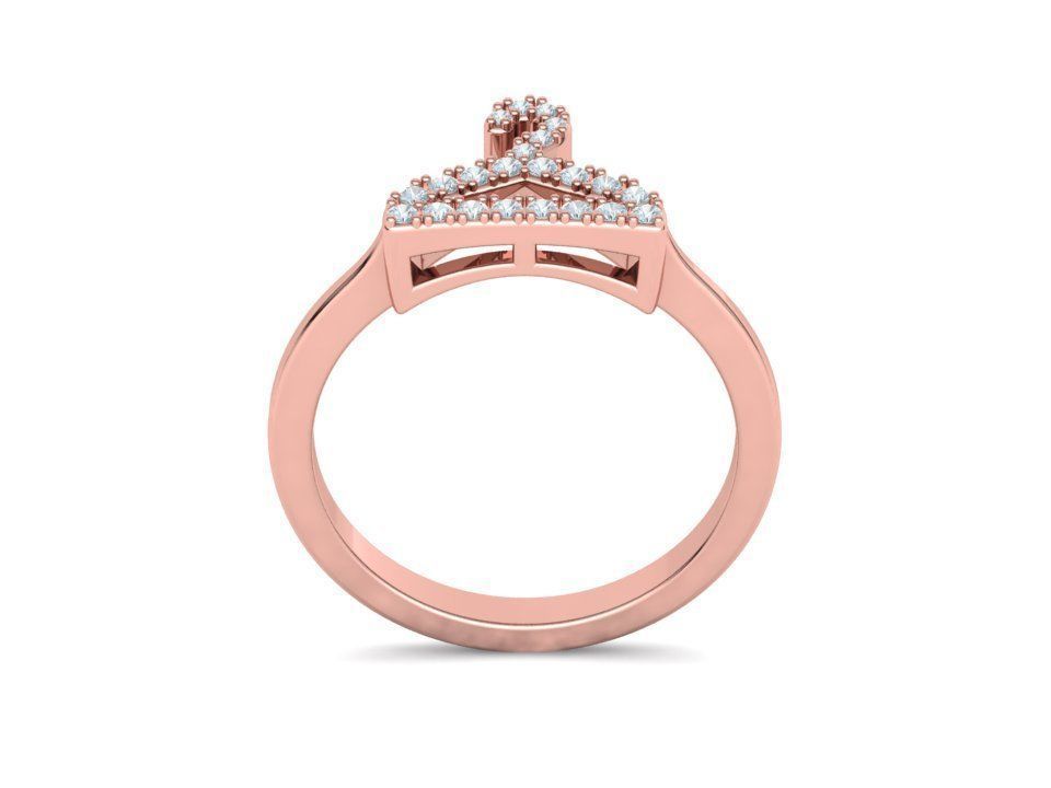 Diamond Hangers Ring Unique Design Ring 3dmodel 3D model 3D printable ...