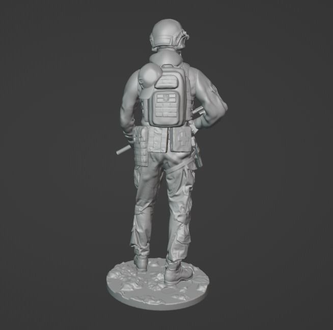 Ukrainian SSO Soldier figure modern warrior ready to print 3D model 3D ...