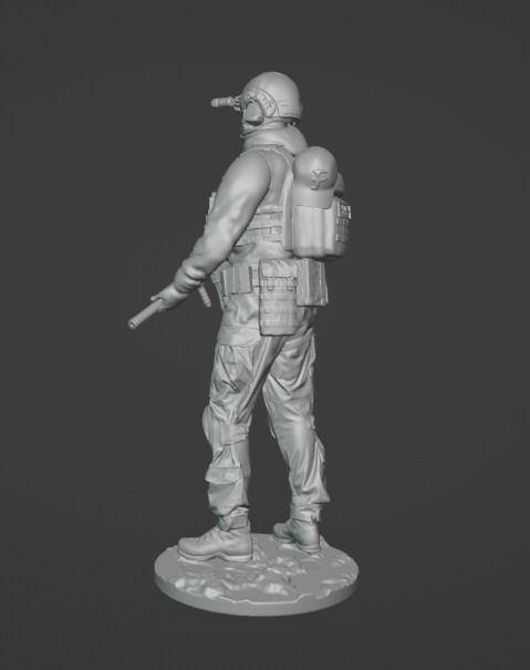 Ukrainian SSO Soldier figure modern warrior ready to print 3D model 3D ...