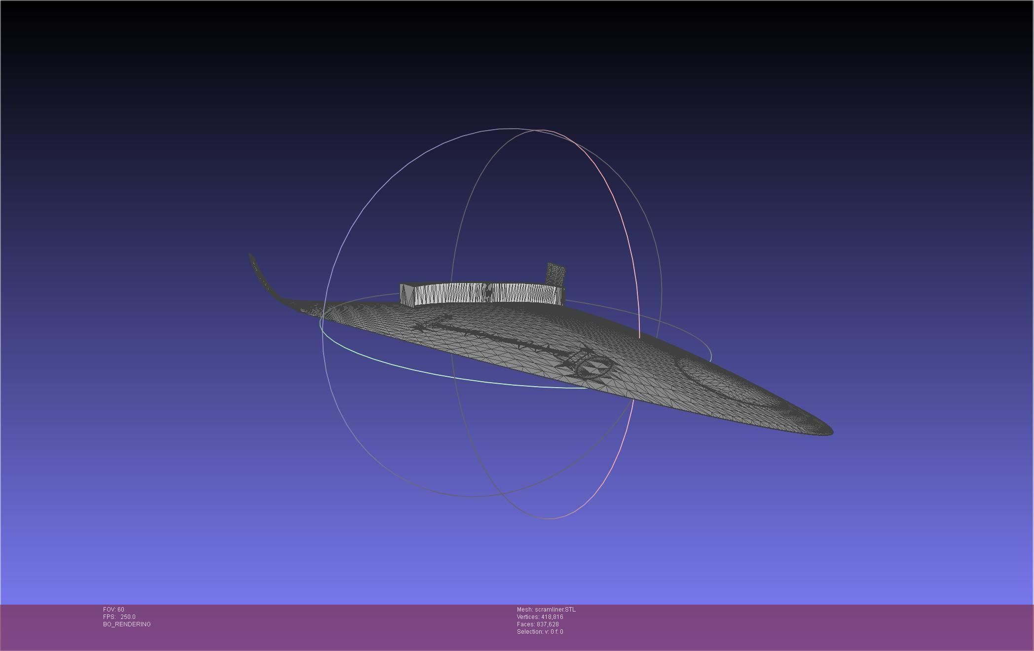 Hypersonic Scramjet Airliner Concept Printable Miniature 3D model 3D ...