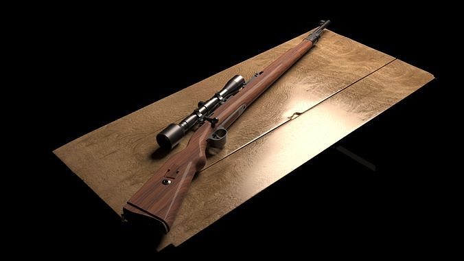 Gun K98 3D model | CGTrader