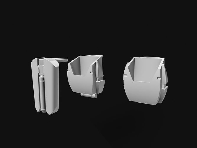 LEGO STAR WARS CLONE TROOPER BACKPACK STL 3D model 3D printable | CGTrader