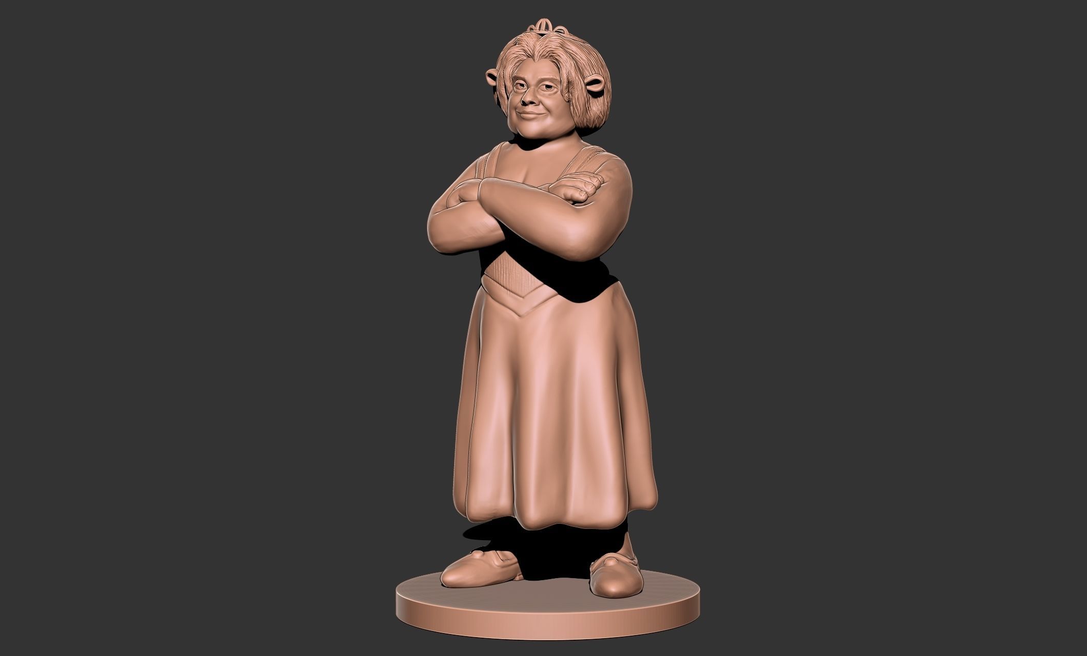 Princess Fiona shrek 3d model 3D model 3D printable | CGTrader