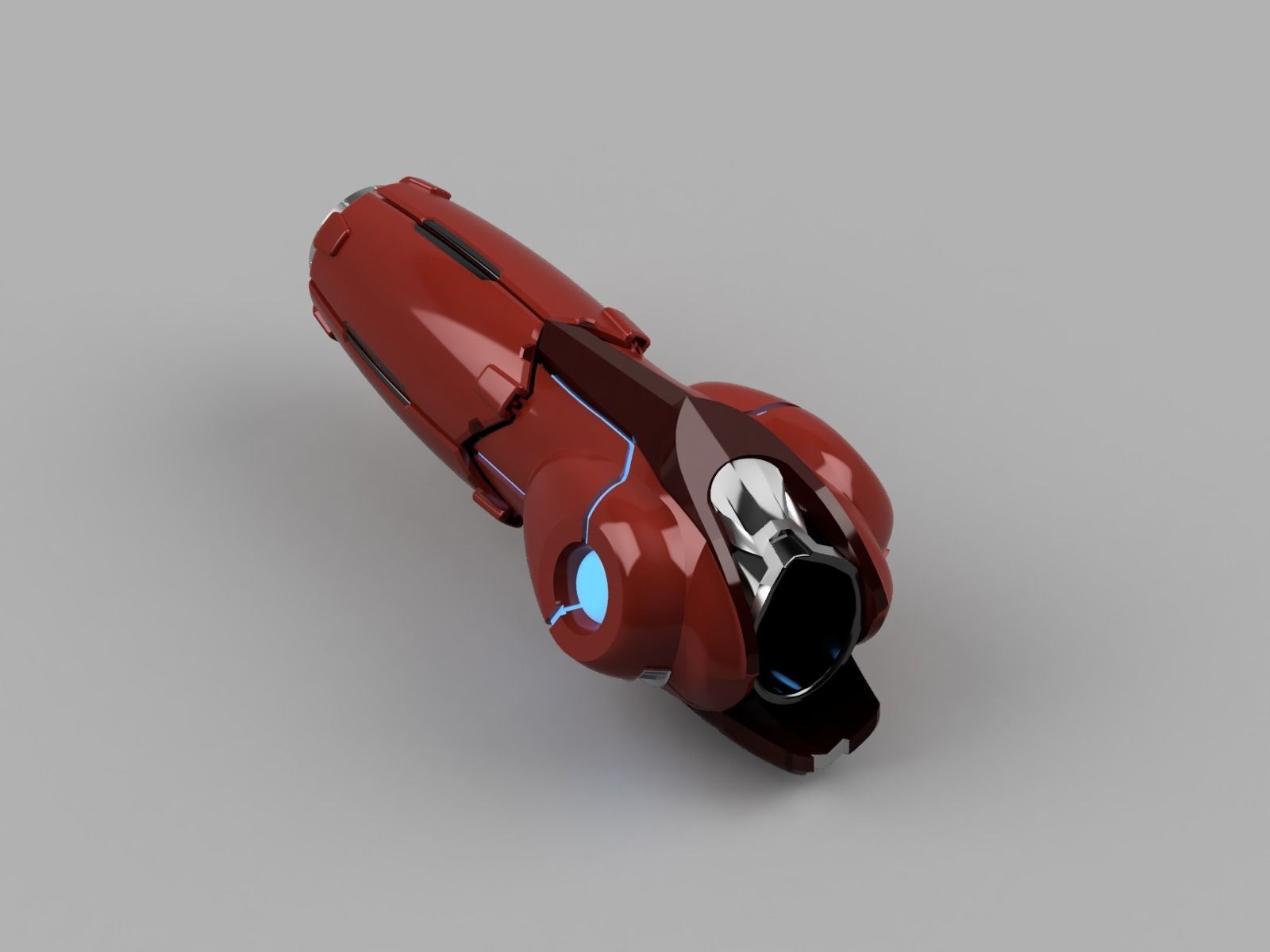 Metroid Dread Samus Aran Omega Arm Cannon With Firing Action 3D model 3D printable | CGTrader