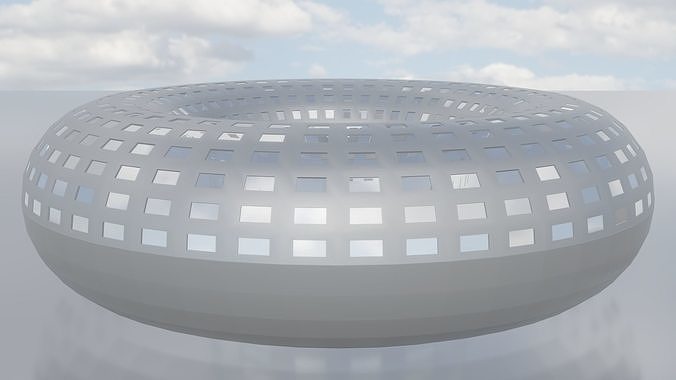 Parametric Building 1f1 3D model | CGTrader