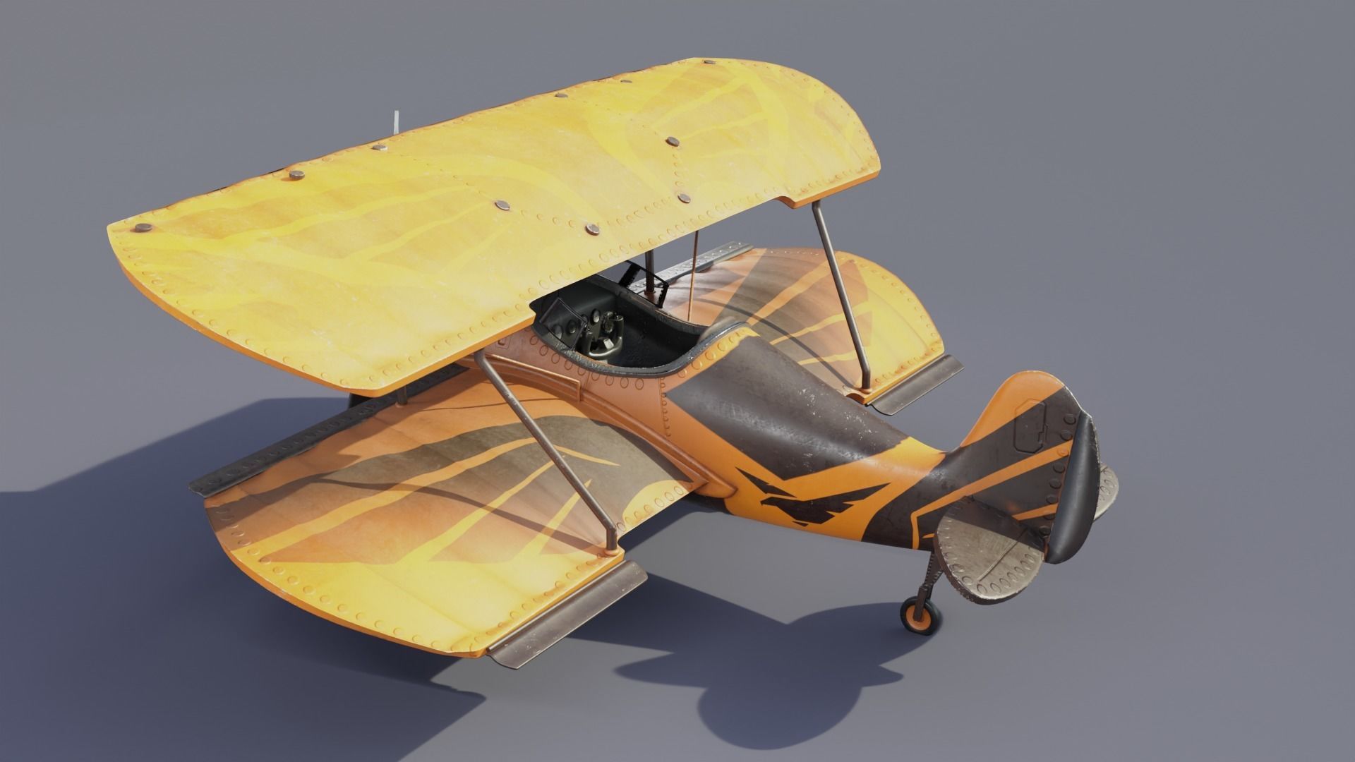 Mighty Hawk Aircraft 3D model | CGTrader