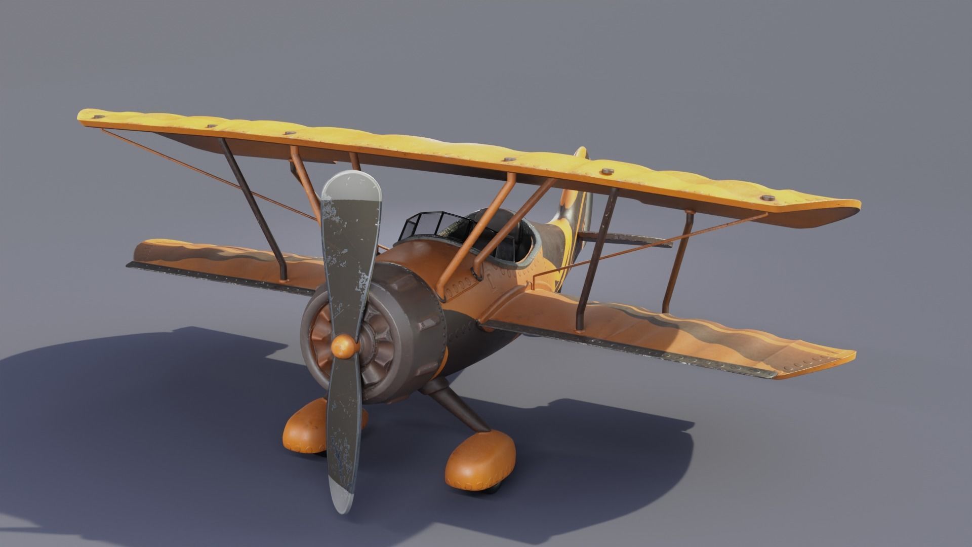 Mighty Hawk Aircraft 3D model | CGTrader