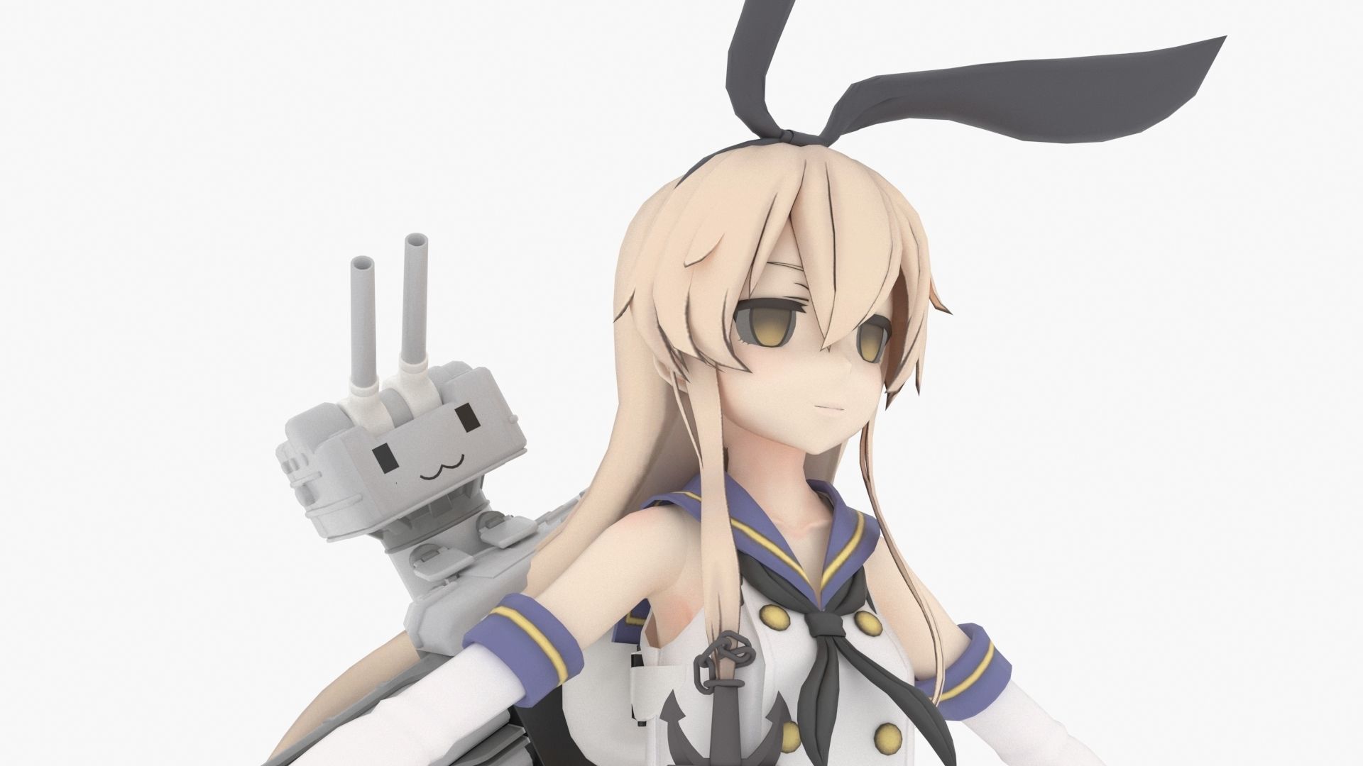 Shimakaze - Kantai Collection 3D model | CGTrader