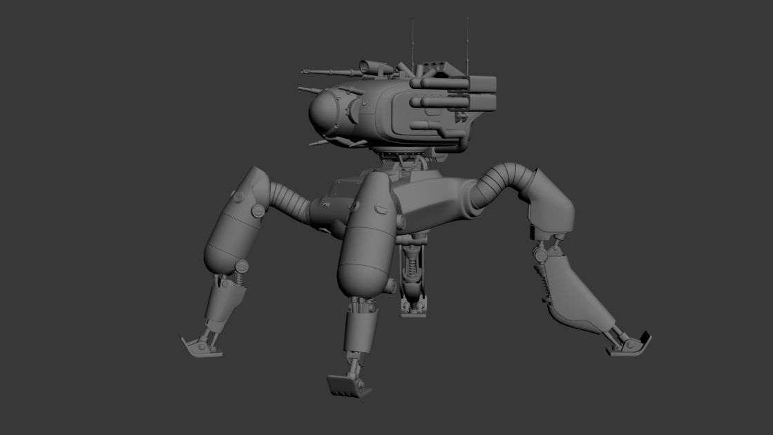 Robo Mech 3D model | CGTrader