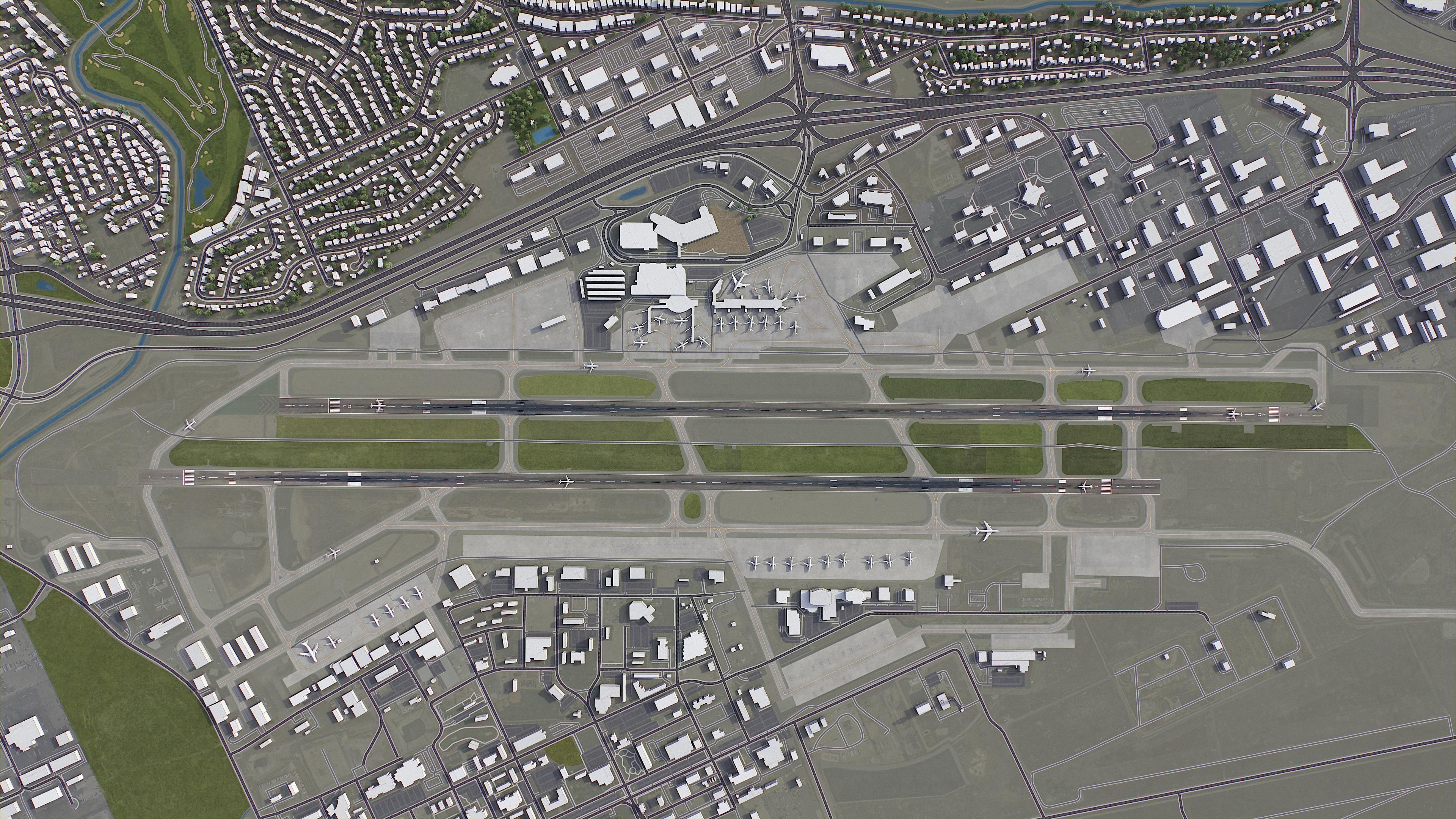 3D model Boise Airport VR / AR / low-poly | CGTrader