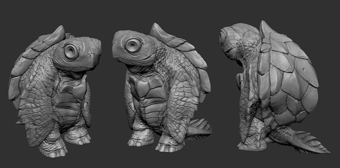 Cute Turtle Pre supported 3D model 3D printable | CGTrader