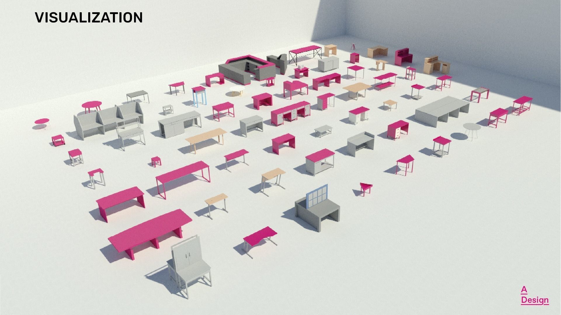 Tables big and small - Pack of revit families 3D model | CGTrader