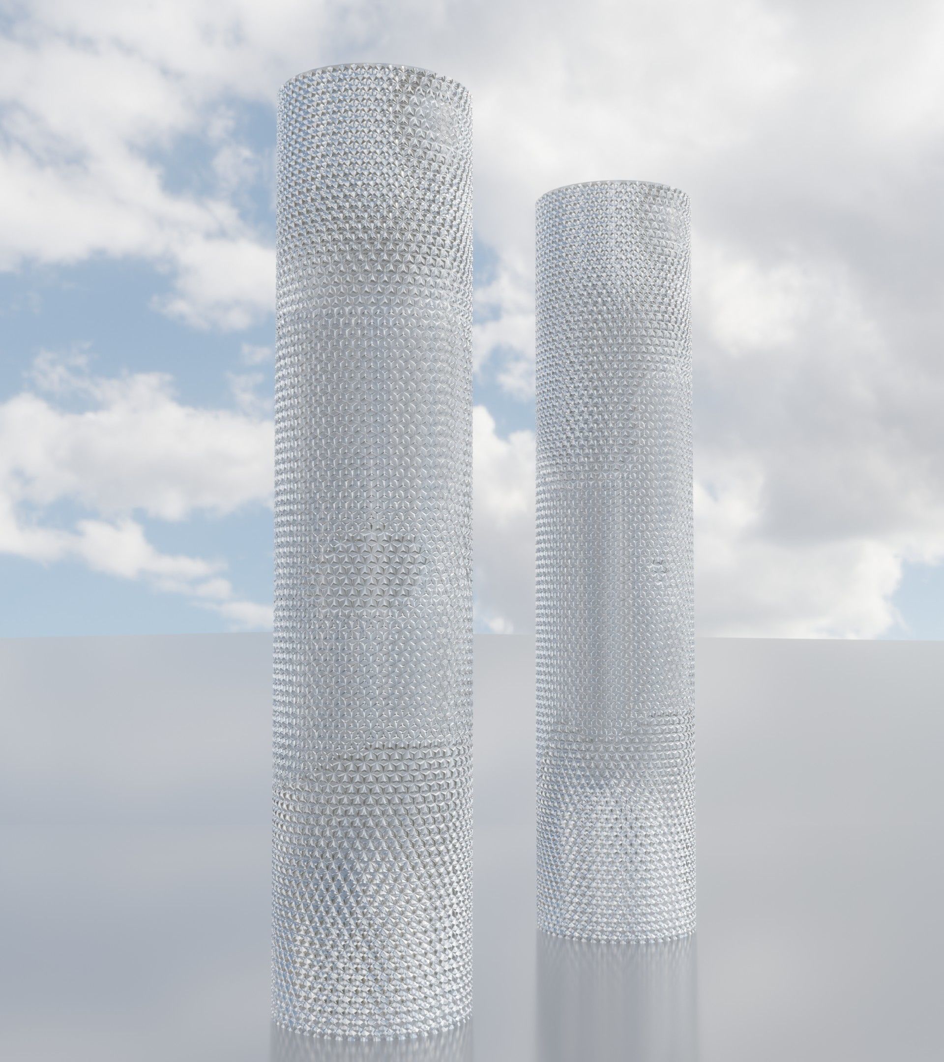 Parametric Building 1g1 3D model | CGTrader