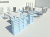 Shelving - Pack of revit families 3D model | CGTrader