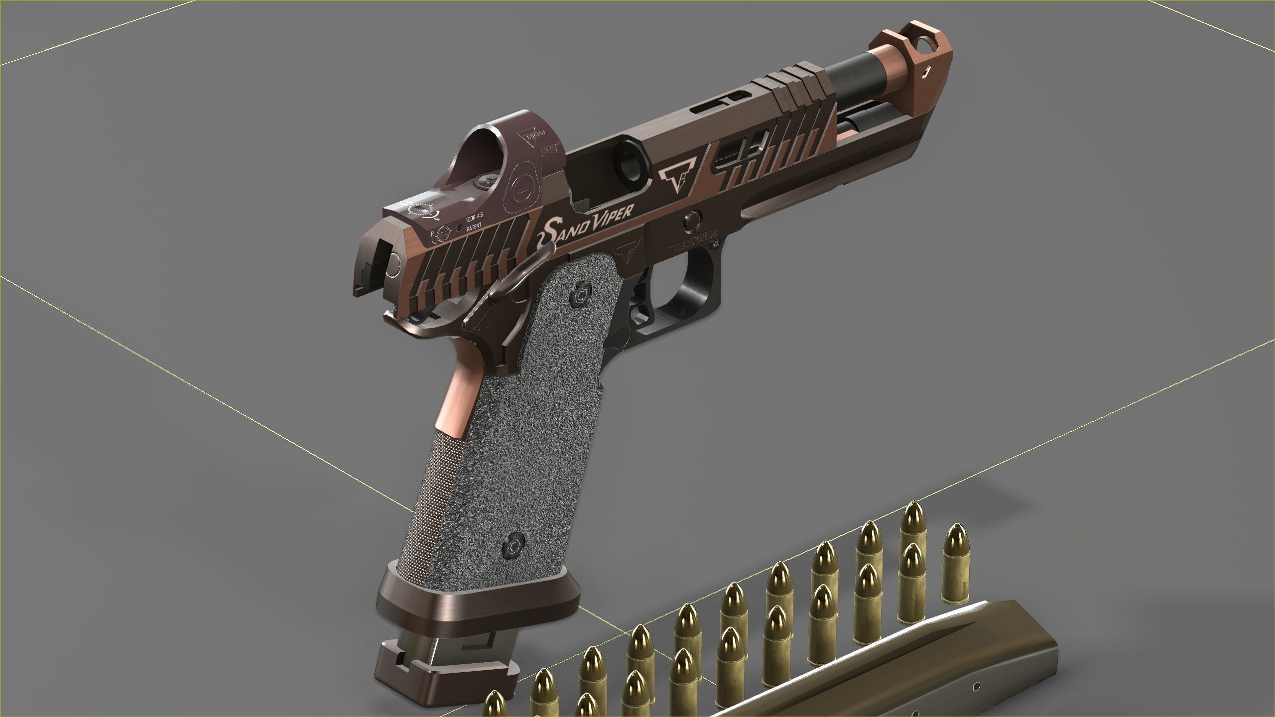 3D model TTI - Taran Tactical Innovations - Sand Viper VR / AR / low ...