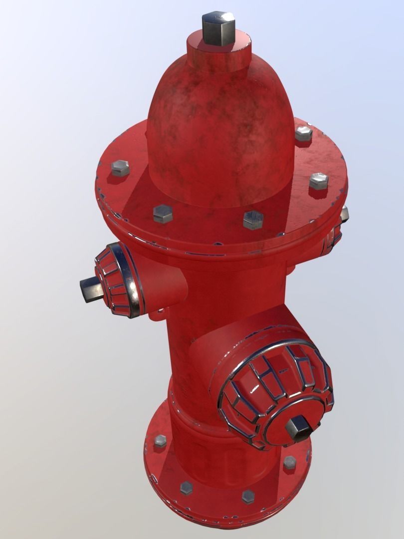 Old Fire Hydrant II 3D model | CGTrader