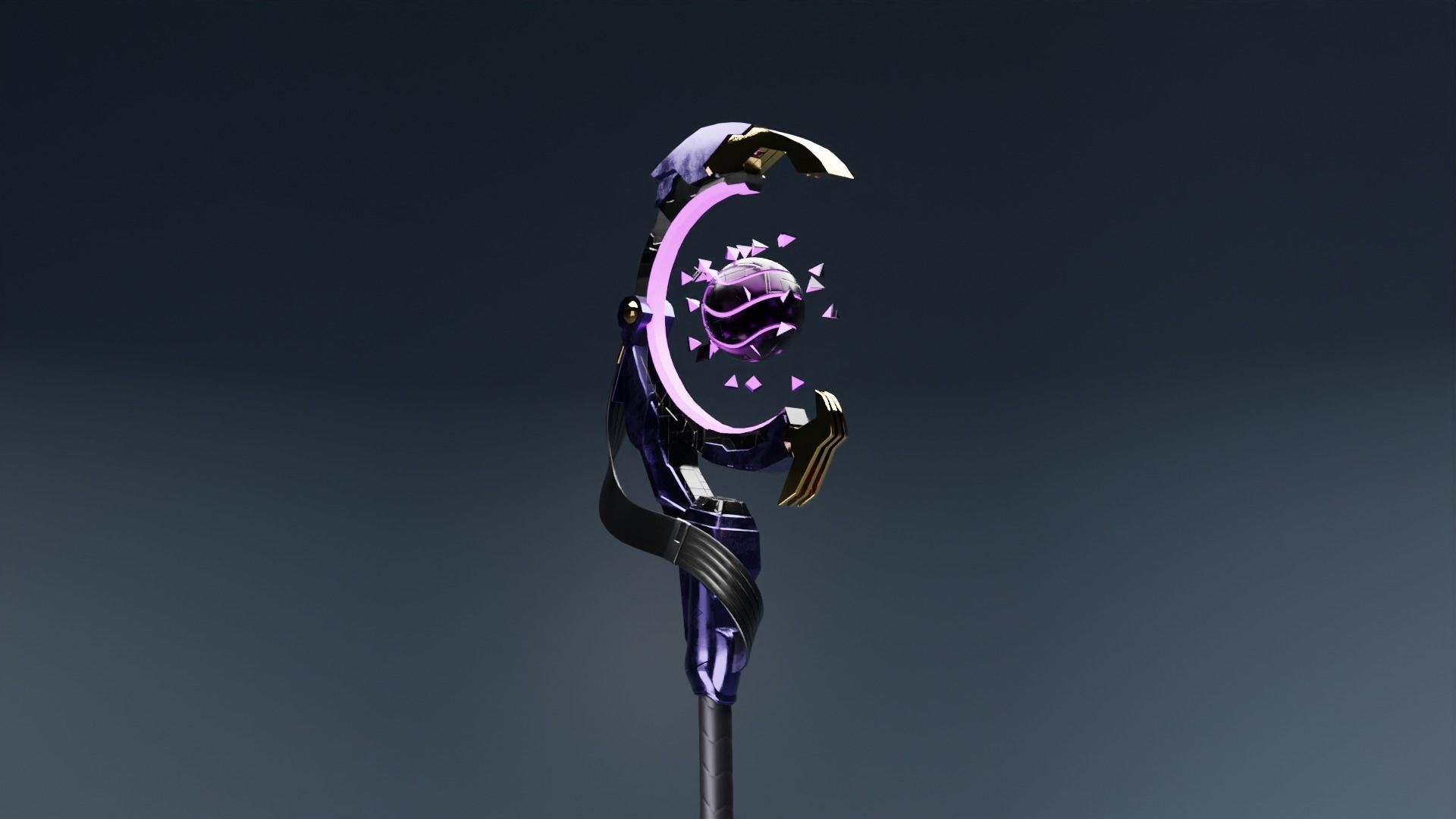 Ramattras Staff - Overwatch 2 3D model | CGTrader