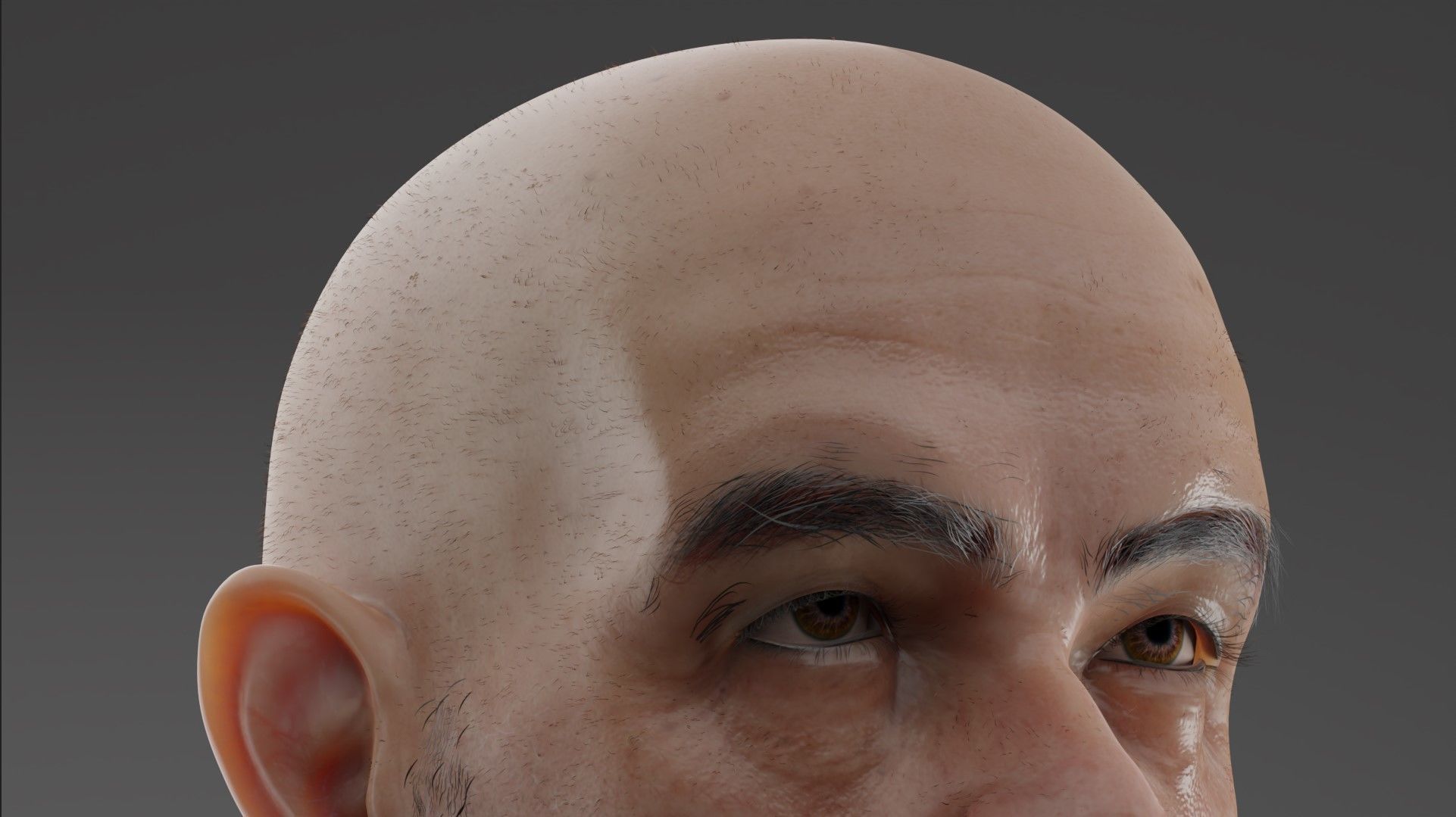 3D model Realistic Old Man Character - Fully Rigged and PBR VR / AR ...