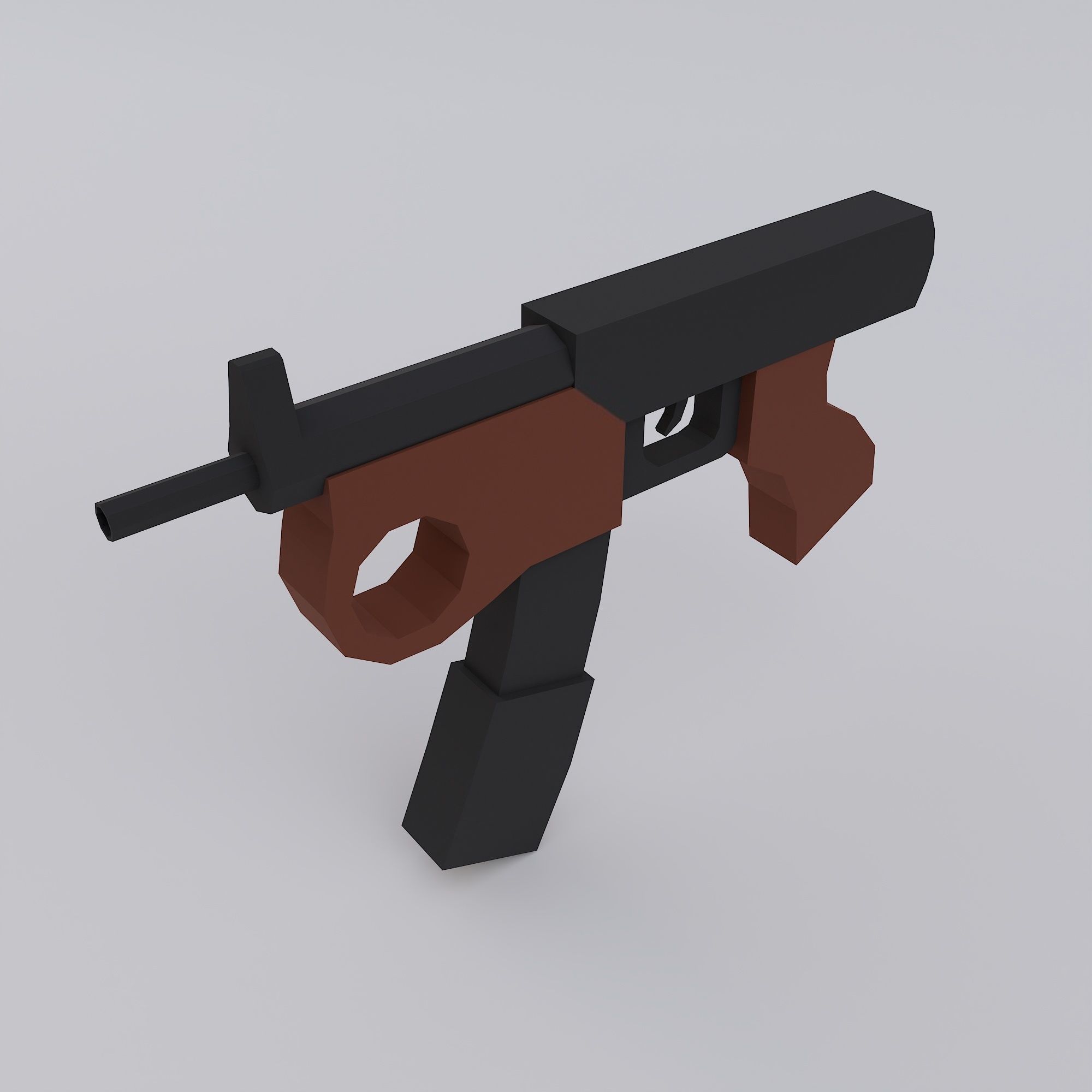3D model AGRAM 2000 submachine gun VR / AR / low-poly | CGTrader