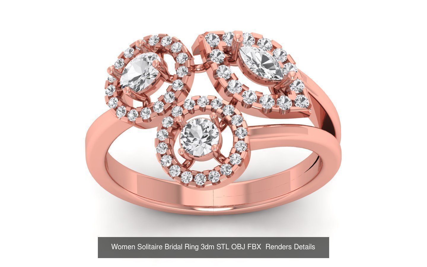 110 Solitaire Engagement Wedding Women Bridal Rings Collection | CGTrader