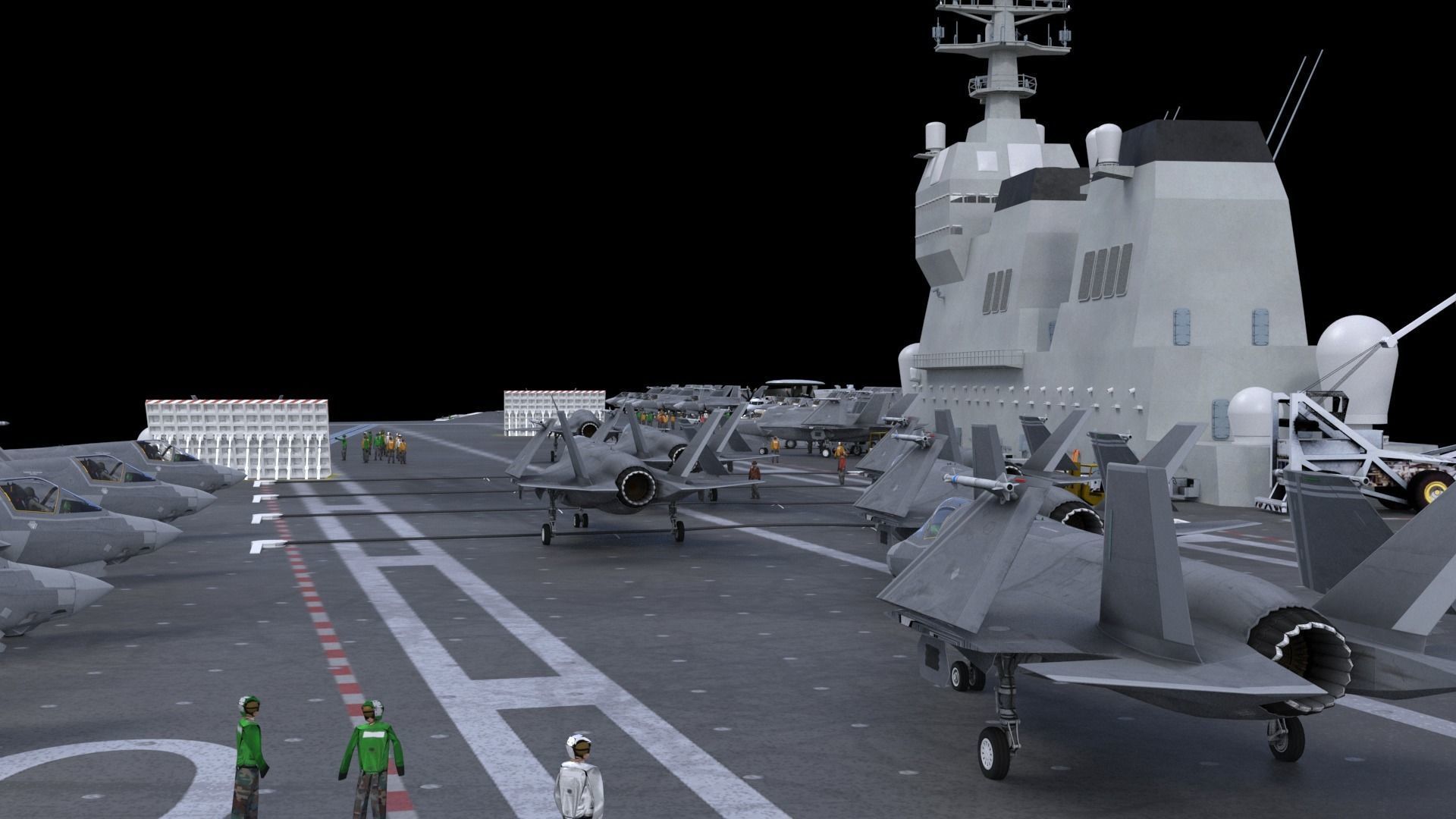 Aircraft carrier 3D model | CGTrader