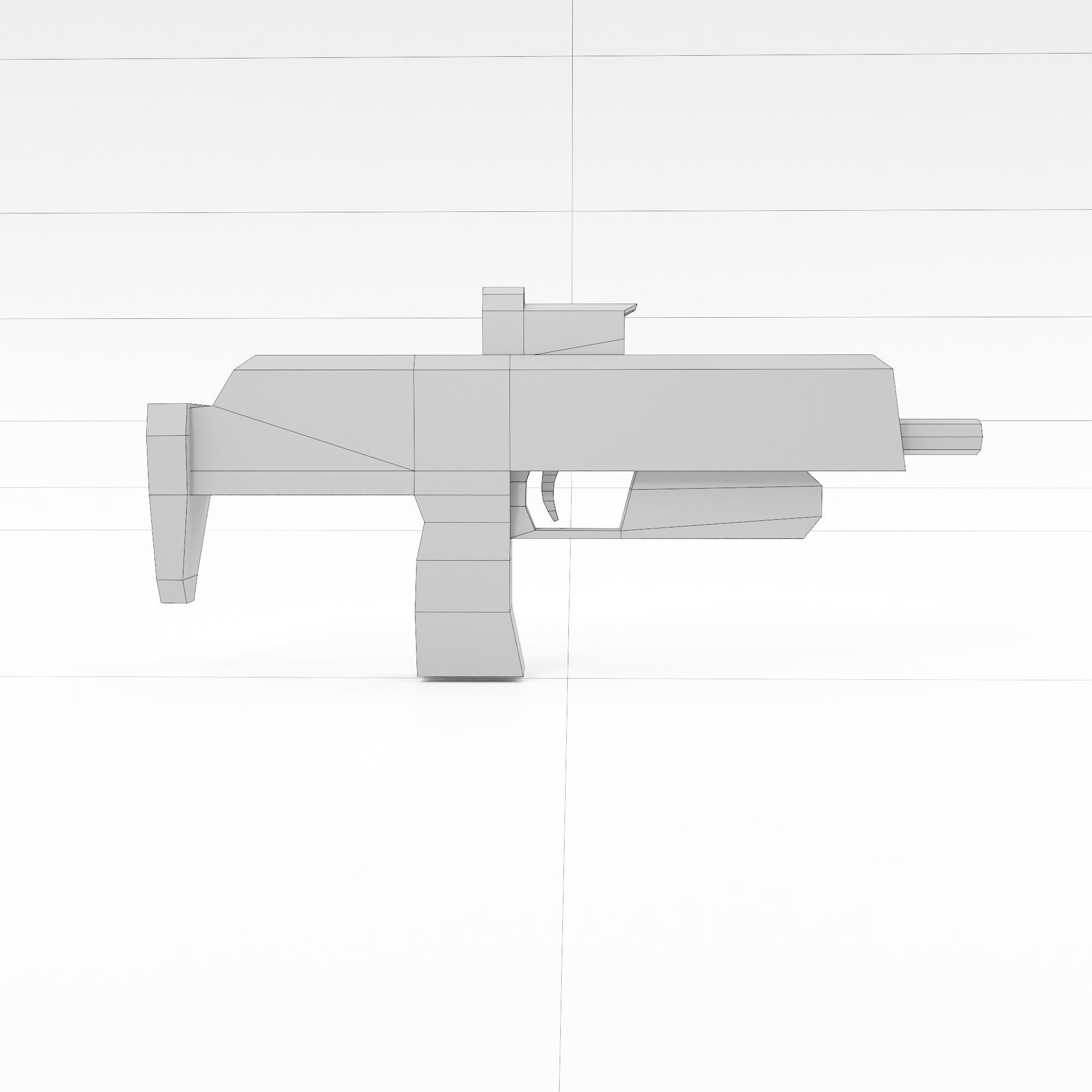 3D model Heckler Koch MP7 submachine gun VR / AR / low-poly | CGTrader