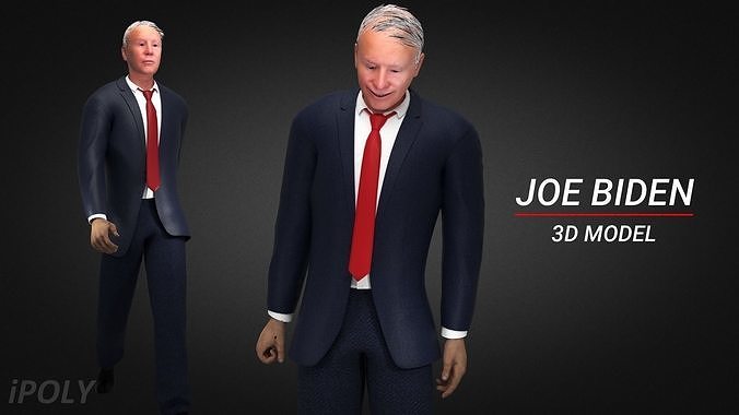 3D model Joe Biden President of the United States VR / AR / low-poly ...