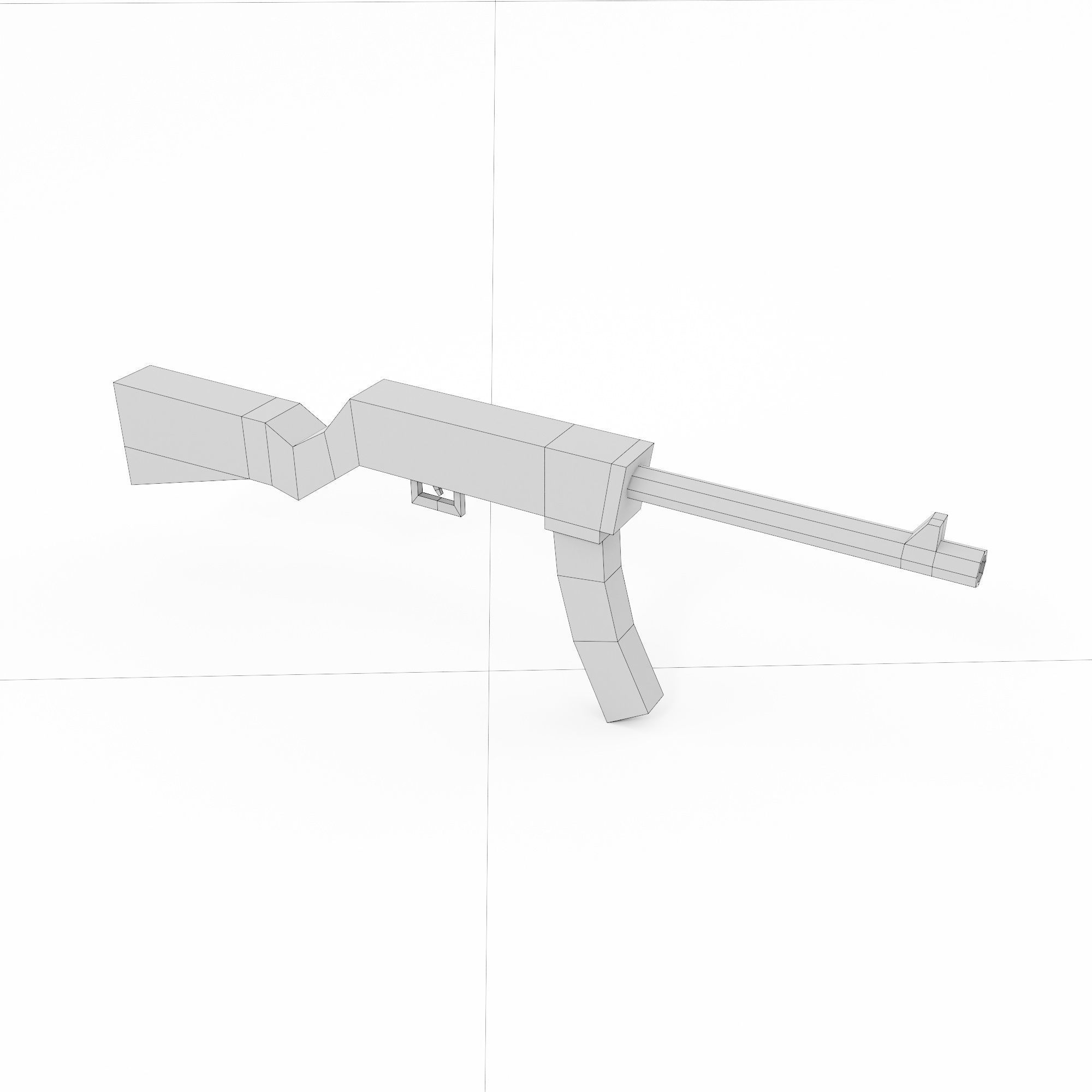 3D model M49 submachine gun VR / AR / low-poly | CGTrader