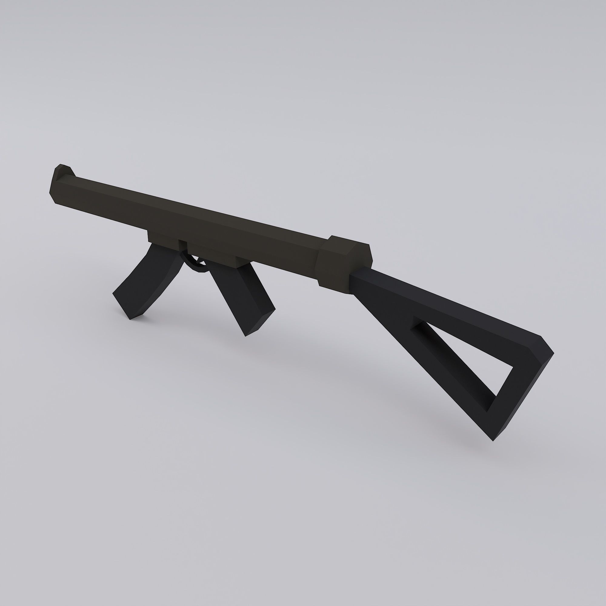 3D model STERLING SUBMACHINE GUN VR / AR / low-poly | CGTrader