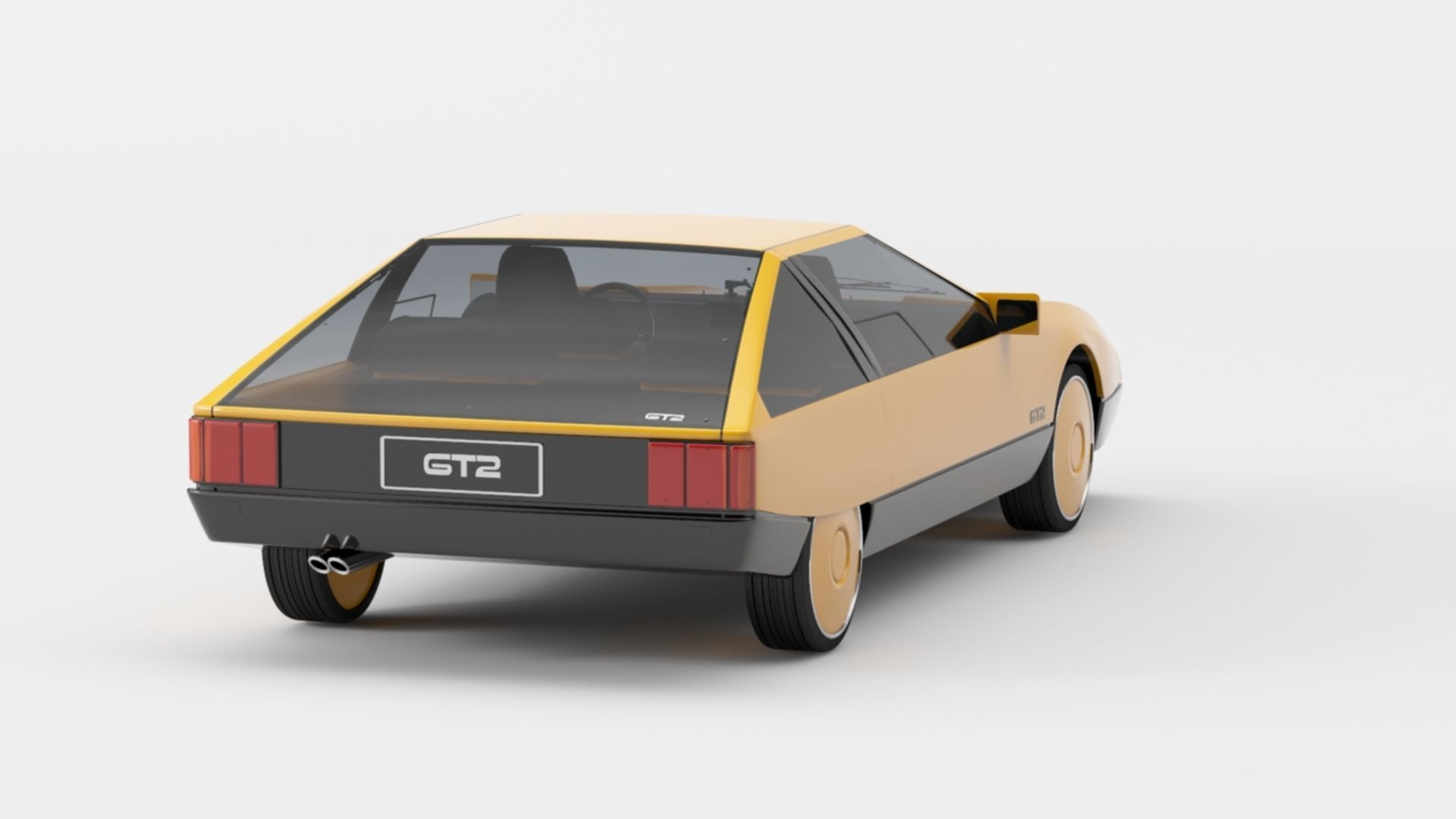 Opel GT2 Style consept car 3D model rigged | CGTrader