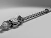 The Sovereigns Sceptre with Cross 3D model | CGTrader