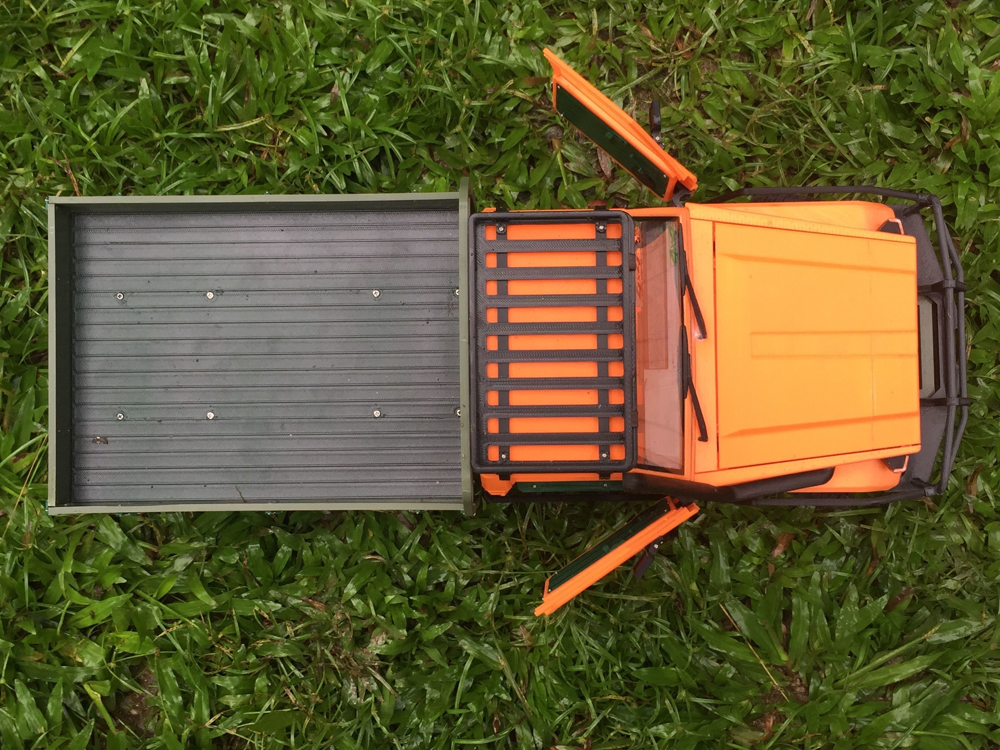 toyota land cruiser ute rc body for 1 to 10 scale RC chassis 3D model ...