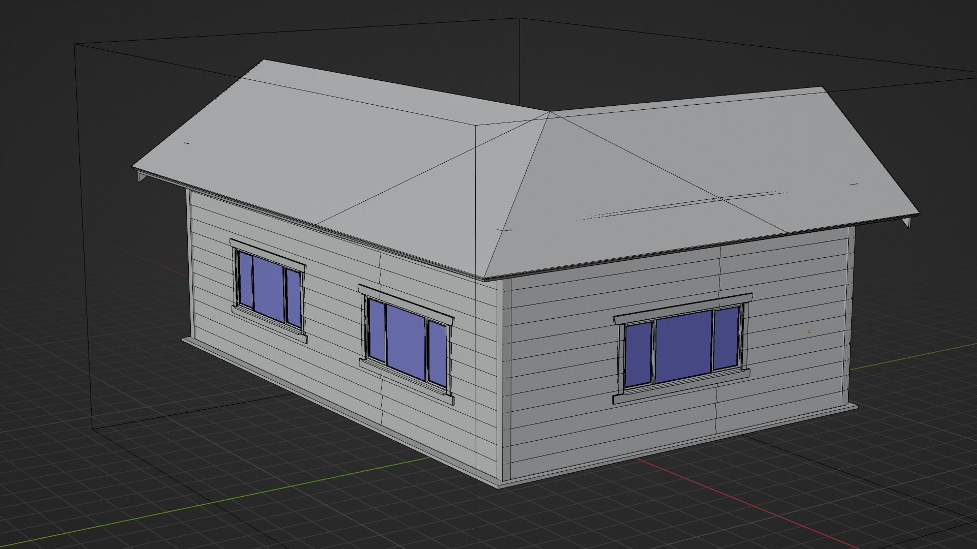 Simple Wooden House 3D model | CGTrader