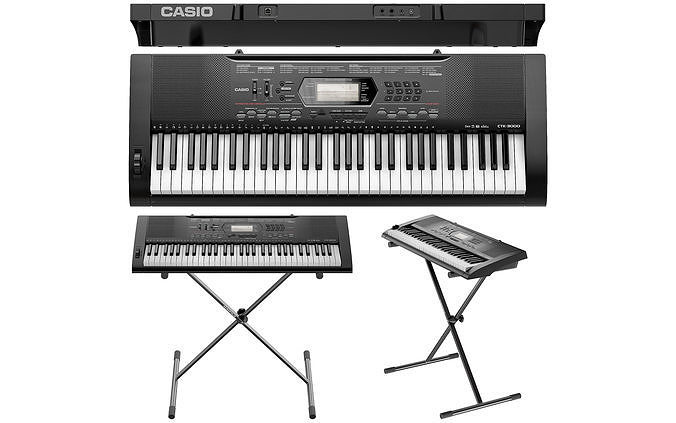 Synthesizer CASIO 3D model | CGTrader
