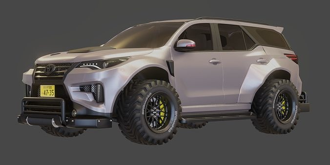 Fortuner Off Road Kit 3D model | CGTrader