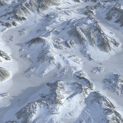 3D model Snow Land 04 VR / AR / low-poly | CGTrader