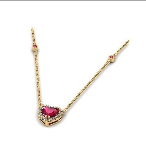 Pendant Heart Model 2371 3D model 3D printable | CGTrader