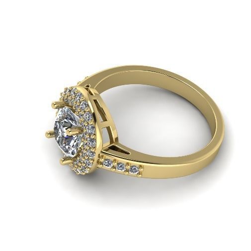 Engagement ring Model 2368 3D model 3D printable | CGTrader