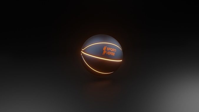 Bola Basket Sportiverse 3D model animated | CGTrader