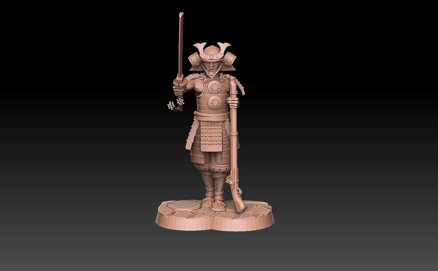 Ashigaru Musket Regiment 3D model 3D printable | CGTrader