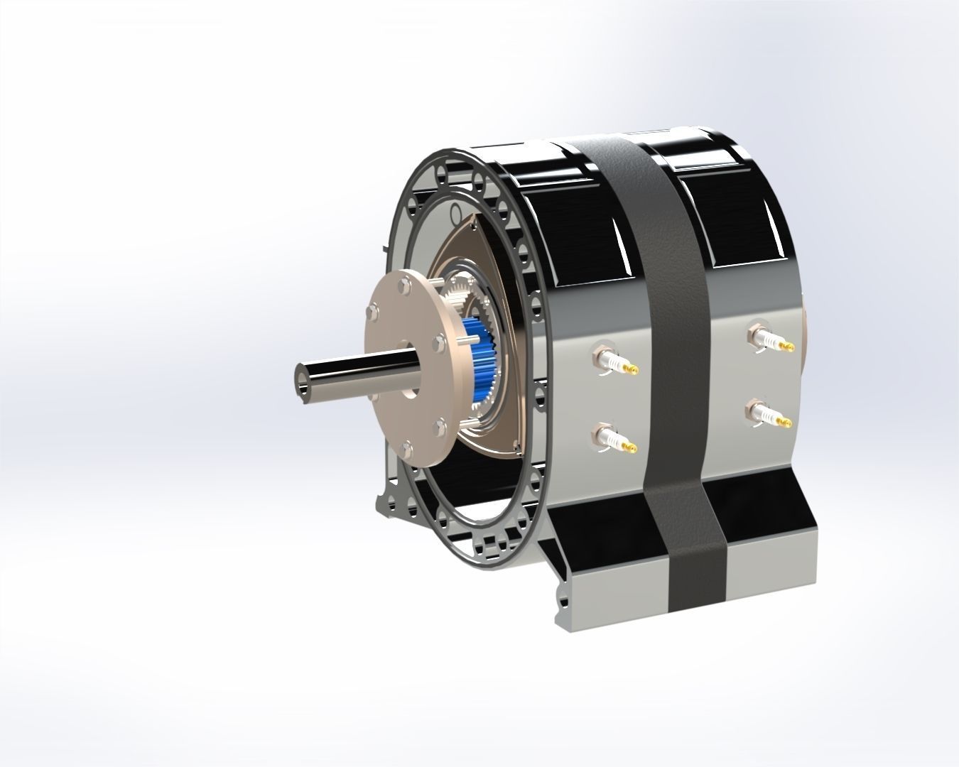 Wankel Engine Design 3D model | CGTrader