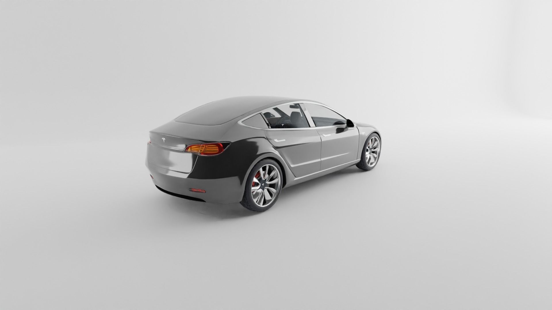 3D model Tesla m3 VR / AR / low-poly | CGTrader