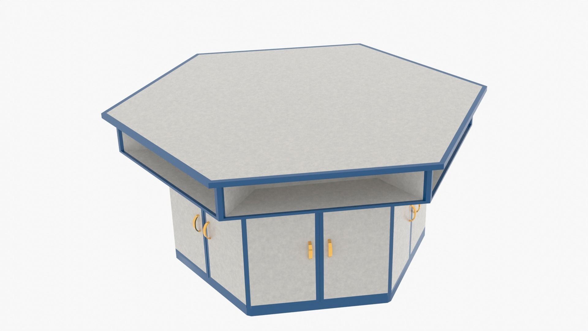 3D model laboratory desk pack VR / AR / low-poly | CGTrader
