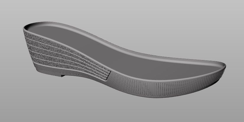 3D sole design for women 3D model rigged | CGTrader