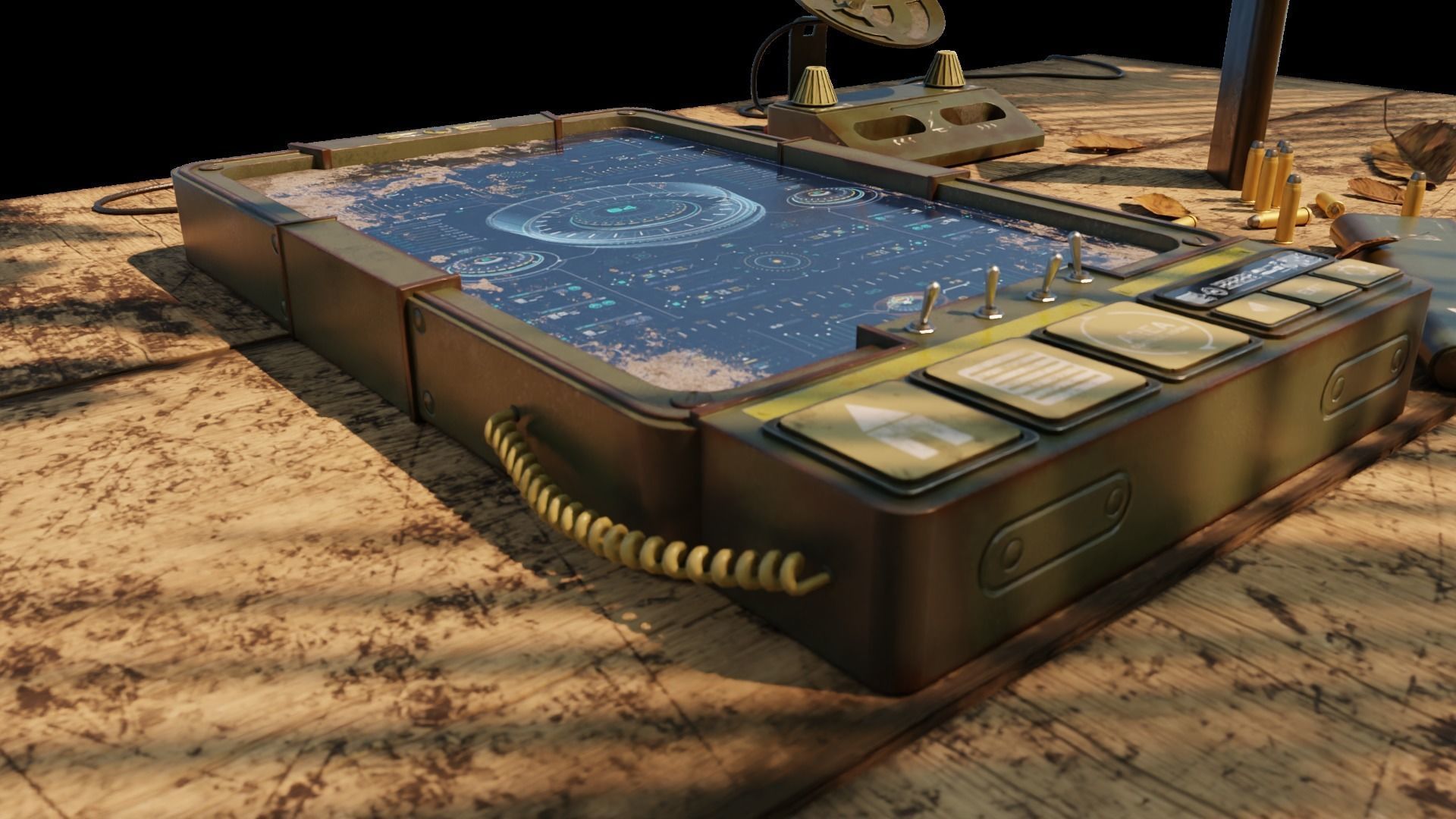 Science-Fi Military Interface 3D Model 3D model | CGTrader