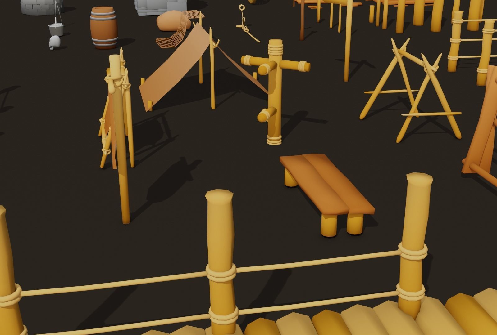 3D model Props pack VR / AR / low-poly | CGTrader