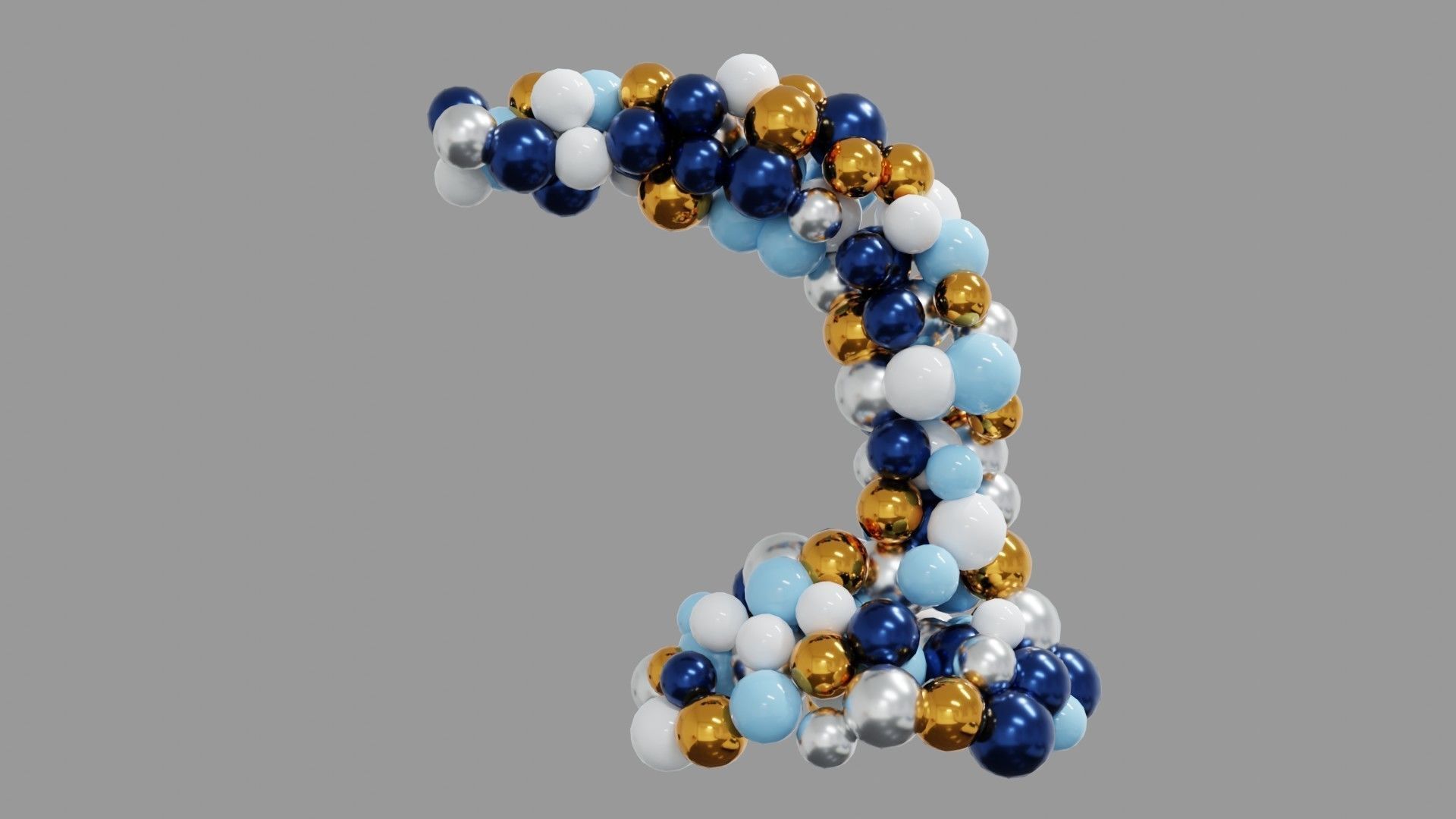 Balloon arch 3D model | CGTrader