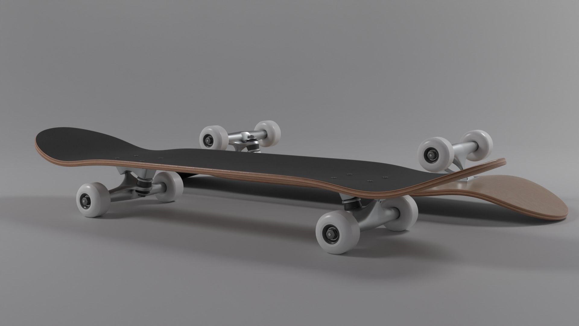 Realistic Skateboard High Poly 3D model with 4K textures free 3D model | CGTrader