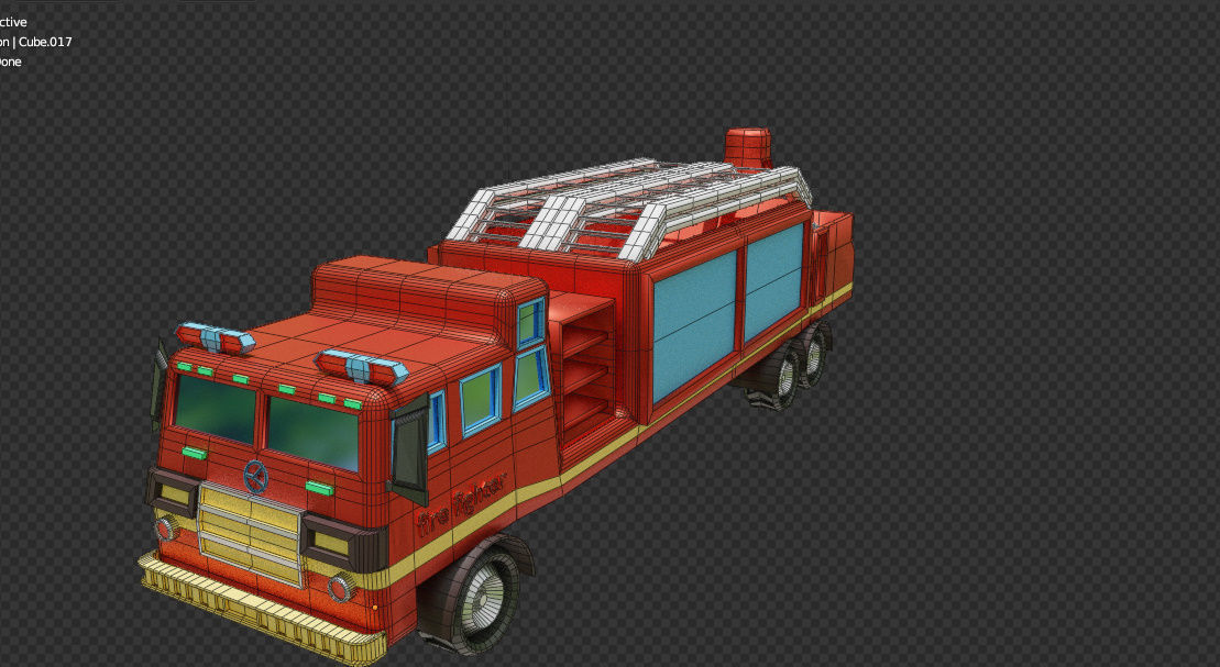 fire fighter lorry 3D model | CGTrader