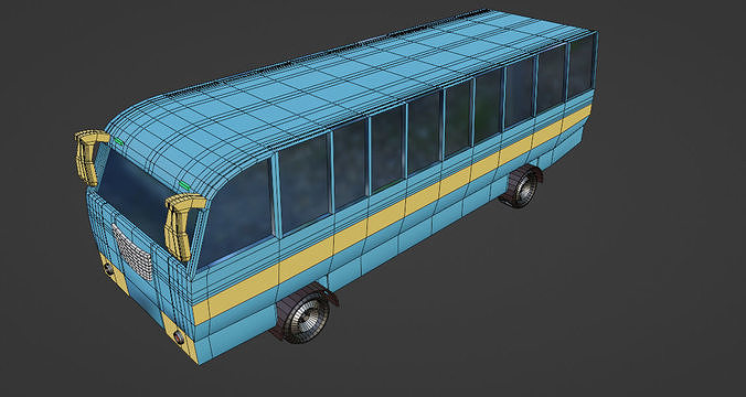 modern bus 3D model | CGTrader
